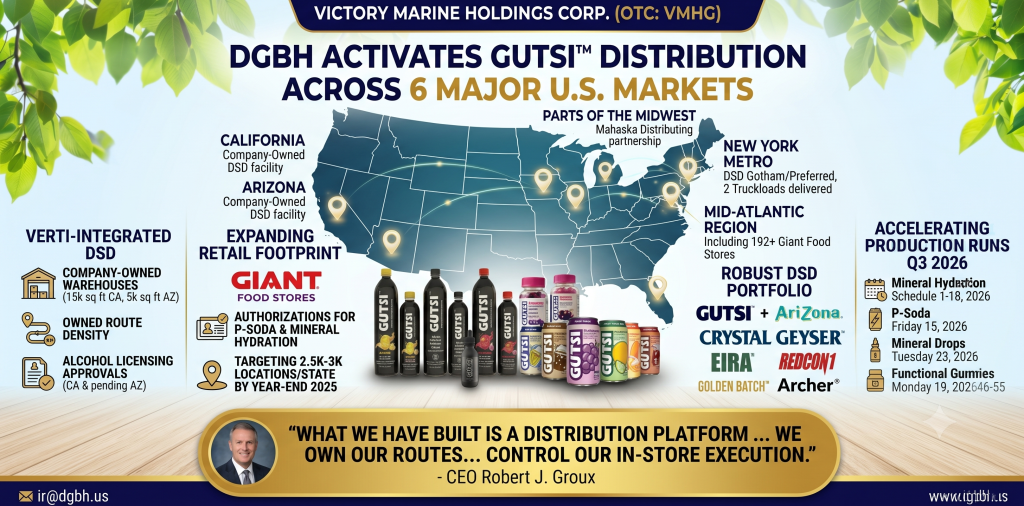 Victory Marine Holdings Expands GUTSI Distribution